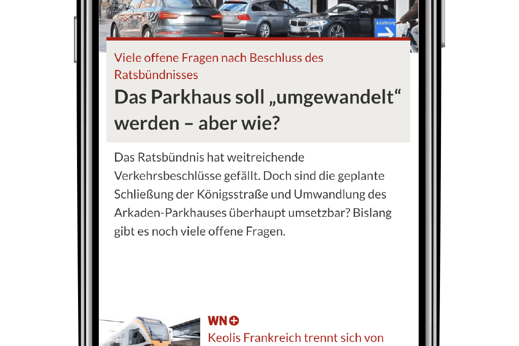 Die neue WN News-App