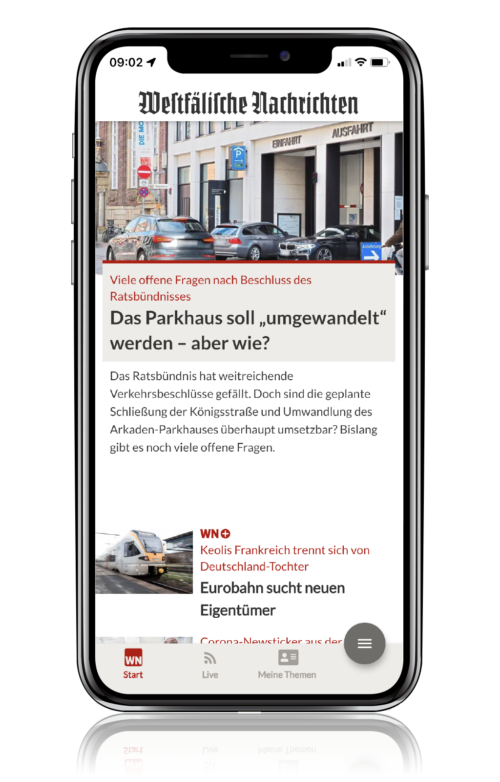 Die neue WN News-App