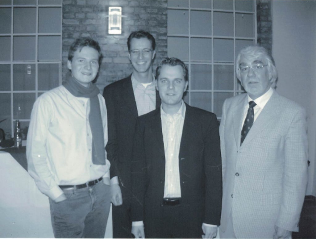 Hohe Promi-Dichte bei einem Termin im Jahr 2004