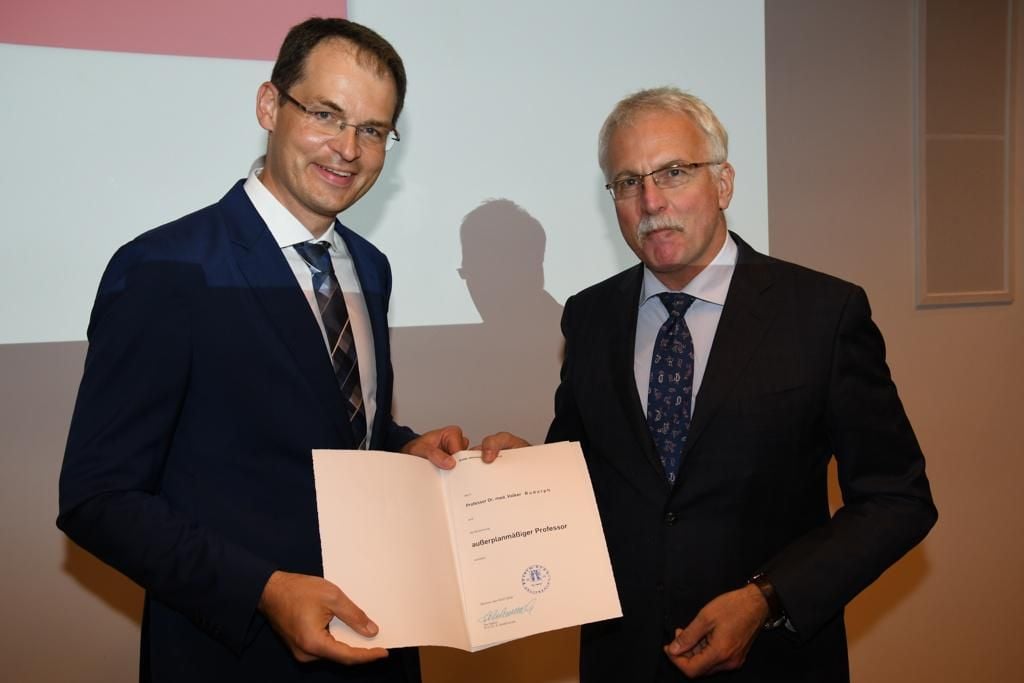 HDZ begrüßt Prof. Dr. Volker Rudolph