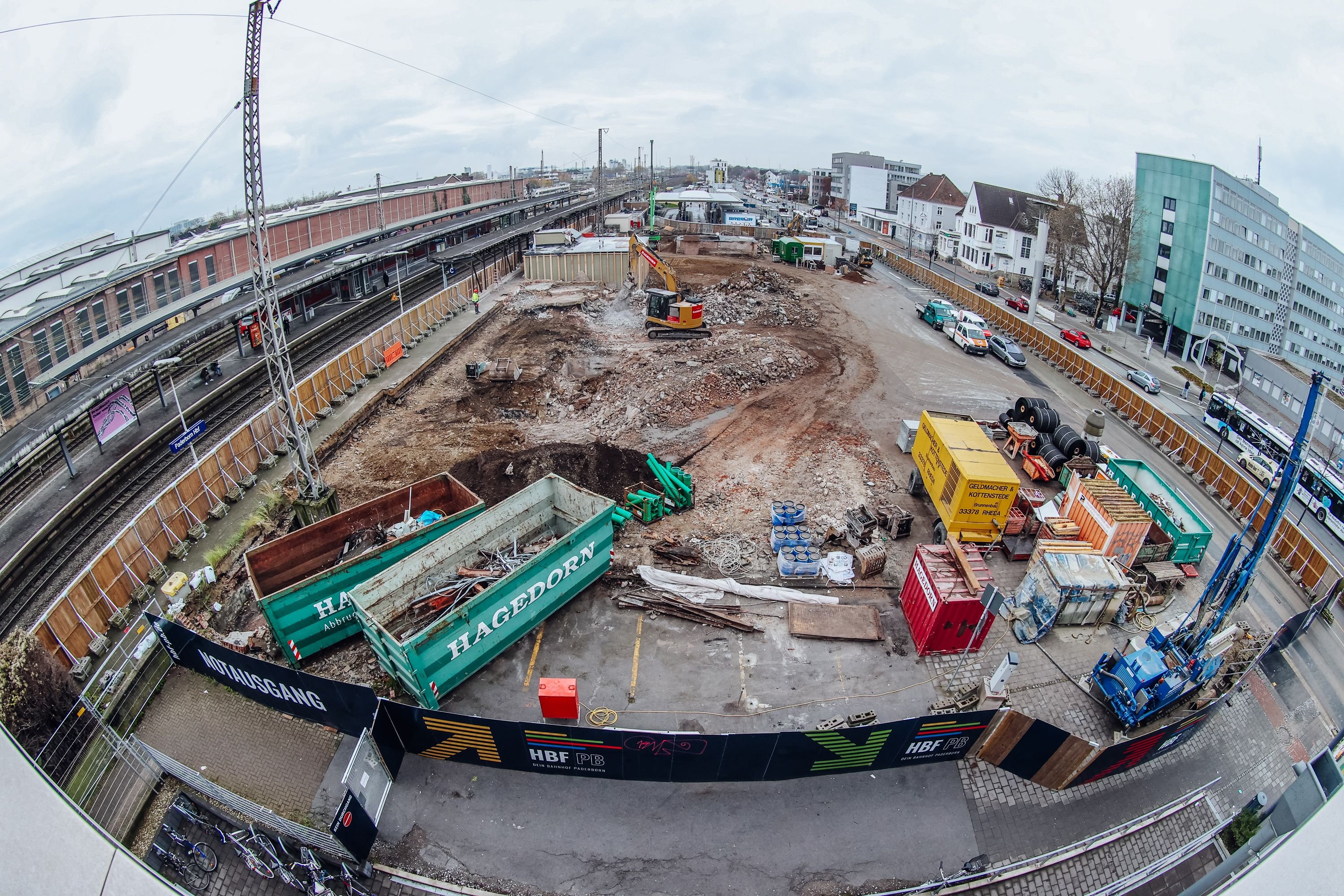 Paderborner Hauptbahnhof: So sieht es aktuell auf der Baustelle aus