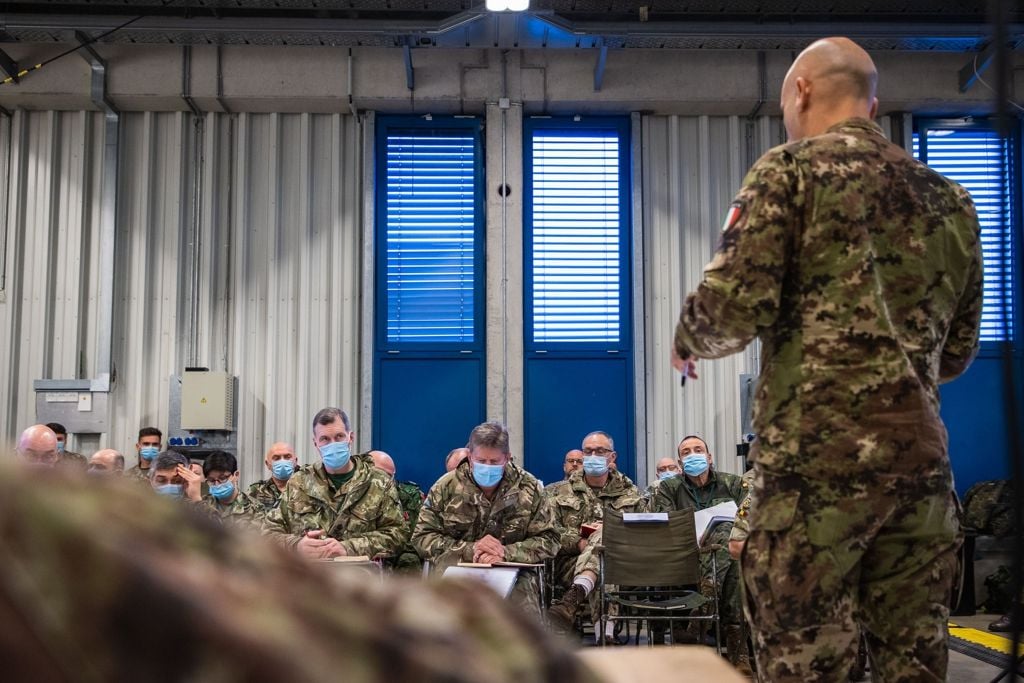 Nato-Übung in der Normandy Barracks in Paderborn