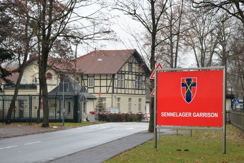 Nato-Übung in der Normandy Barracks in Paderborn