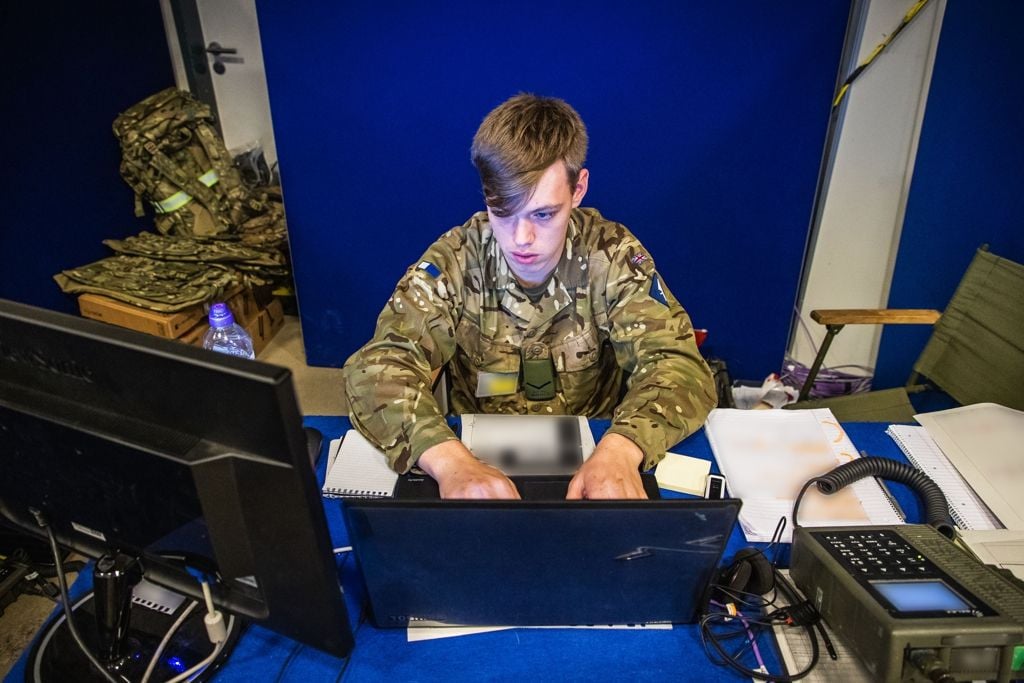 Nato-Übung in der Normandy Barracks in Paderborn
