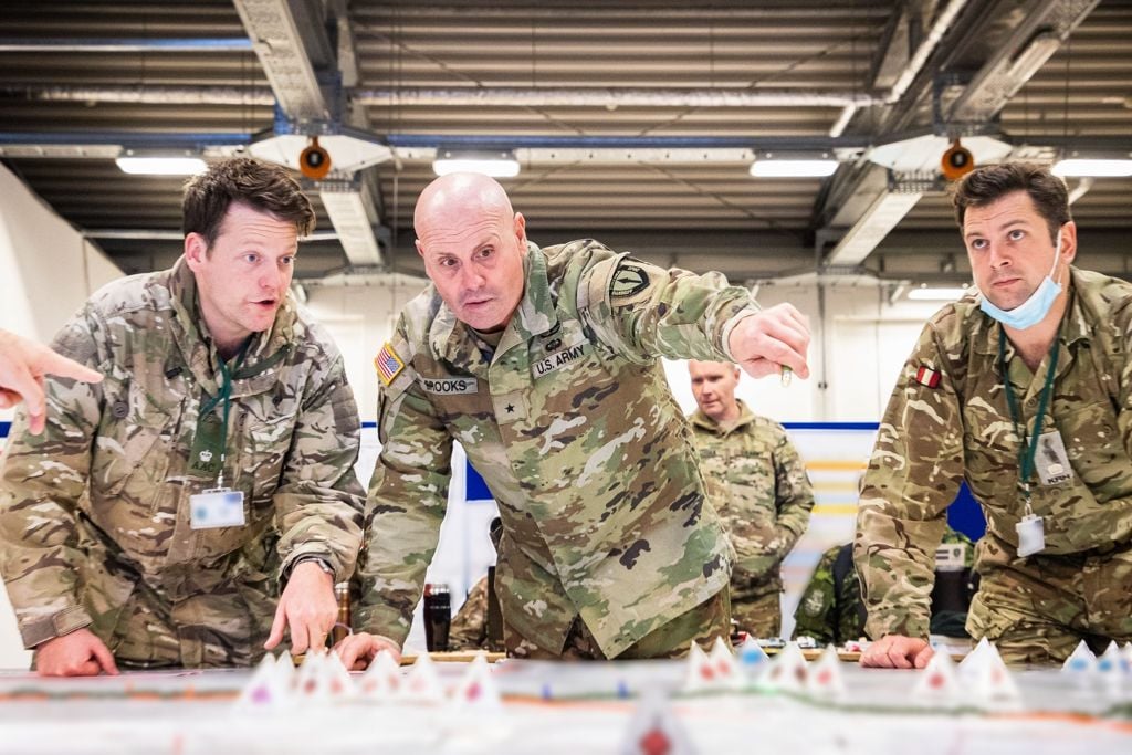 Nato-Übung in der Normandy Barracks in Paderborn