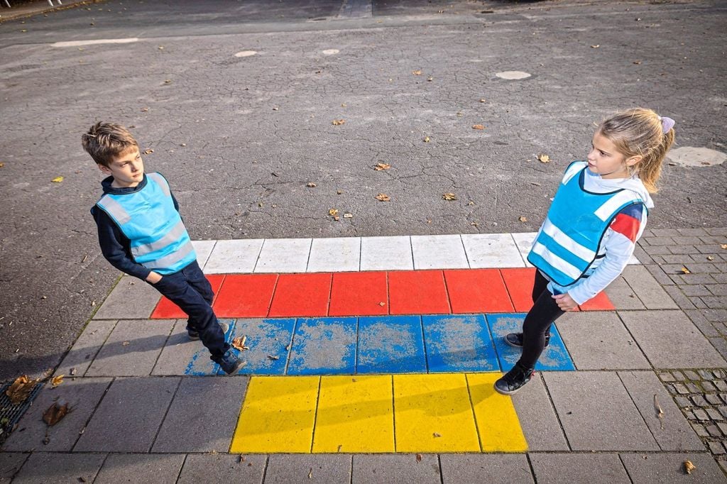 Streit schlichten auf Friedenstreppe