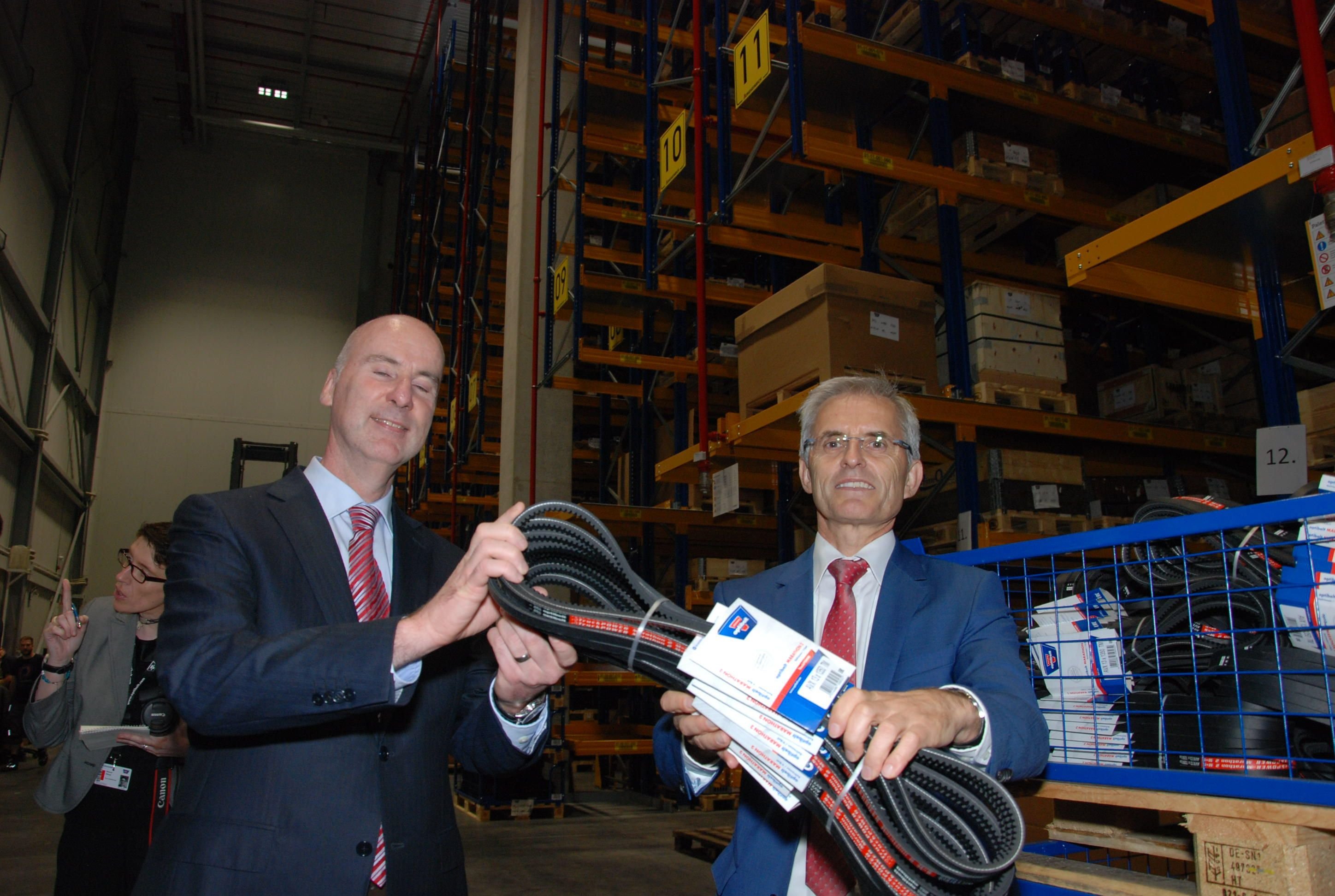 Hochregallager bei Optibelt in Höxter ist fertig