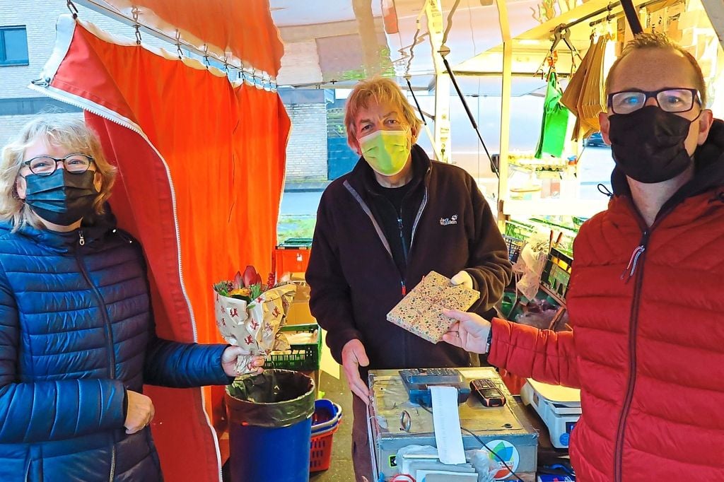 Nur noch ein Marktstand