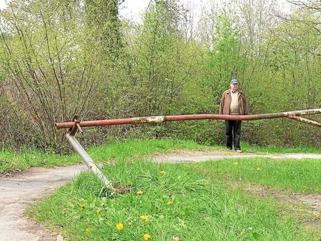 Der Schlagbaum ist hin