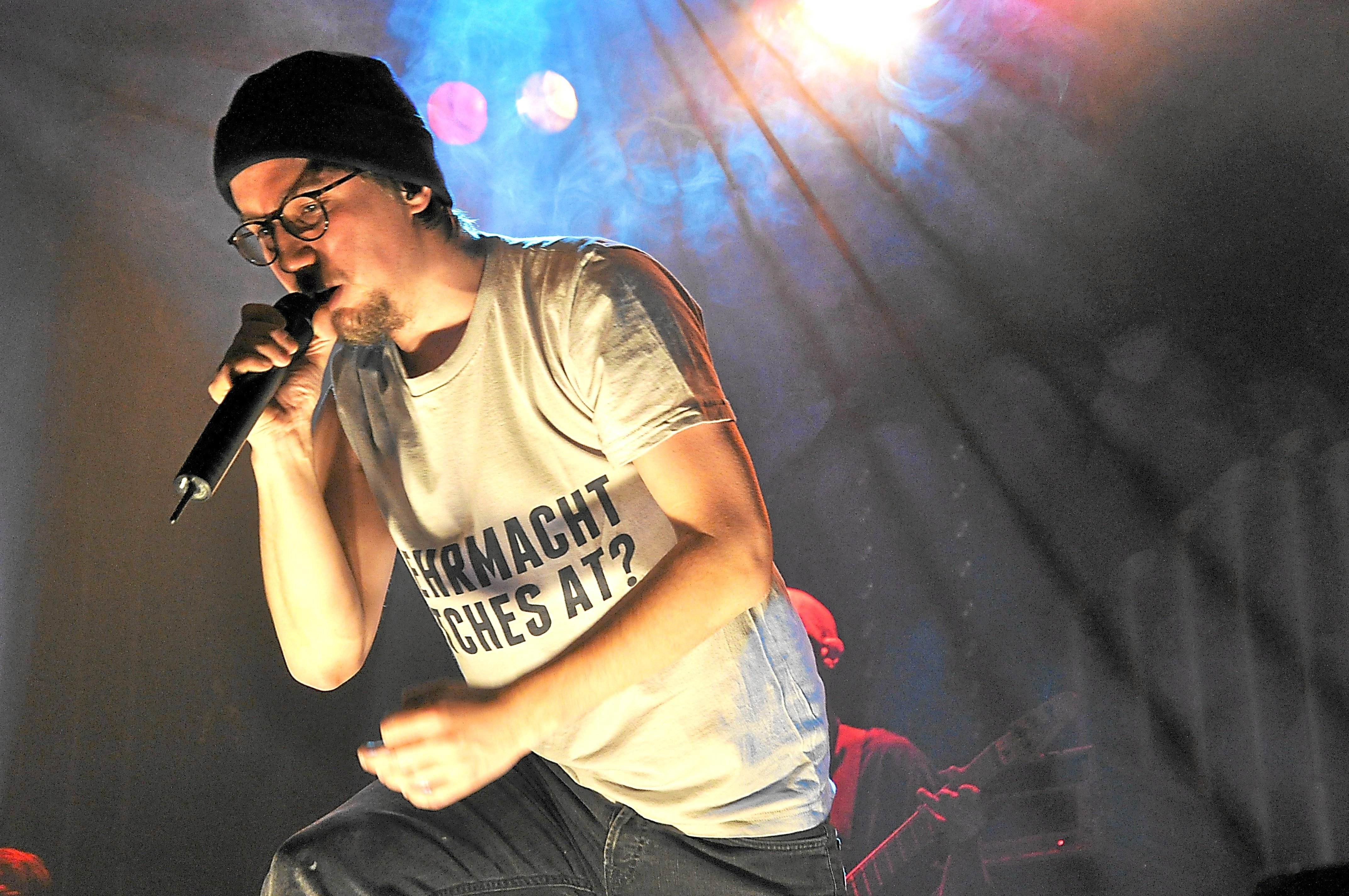 Rapper „Prinz Pi“ im Skaters Palace