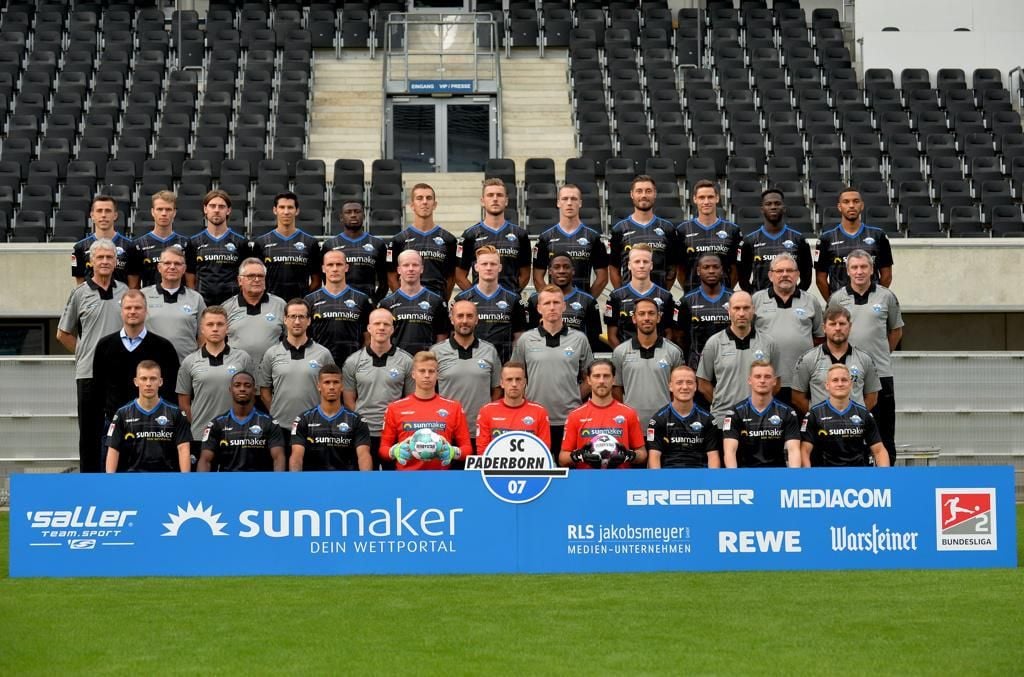 Die Mannschaft des SC Paderborn 07 für die Zweitligasaison 2020/21