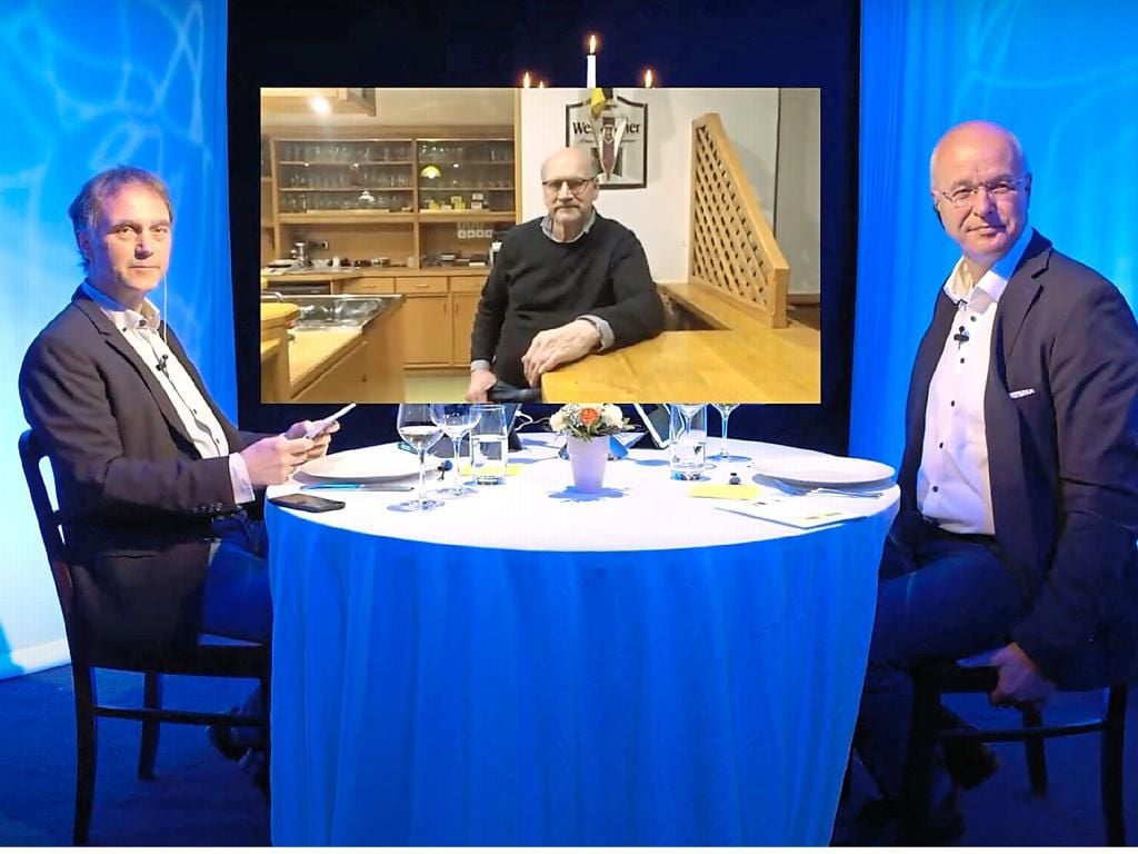 Digitales Dinner mit 300 Zuschauern