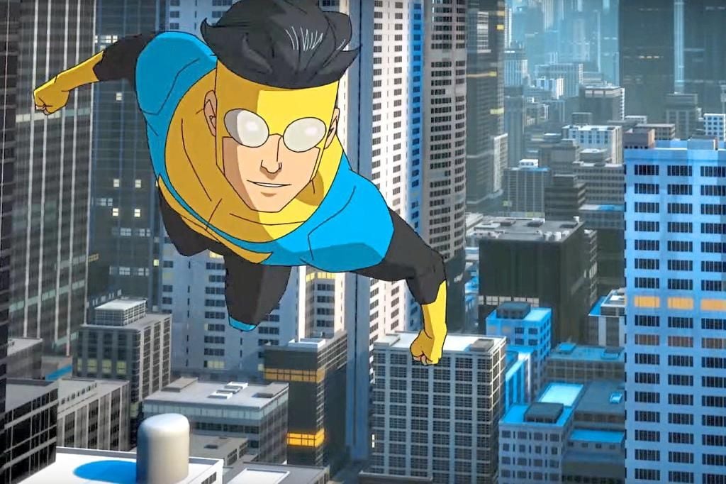 Vater und Sohn Superheld