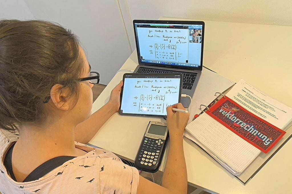 Abiturienten und Studierende im Lockdown-Lernstress