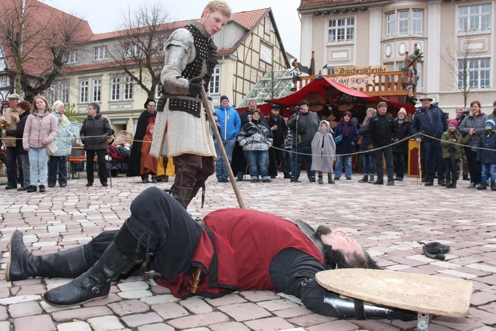 Spektakel wie im Mittelalter