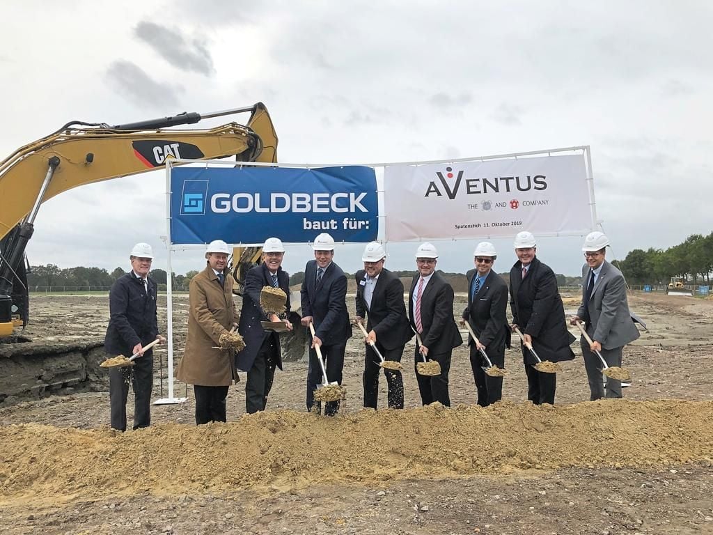 Erster Spatenstich für Aventus