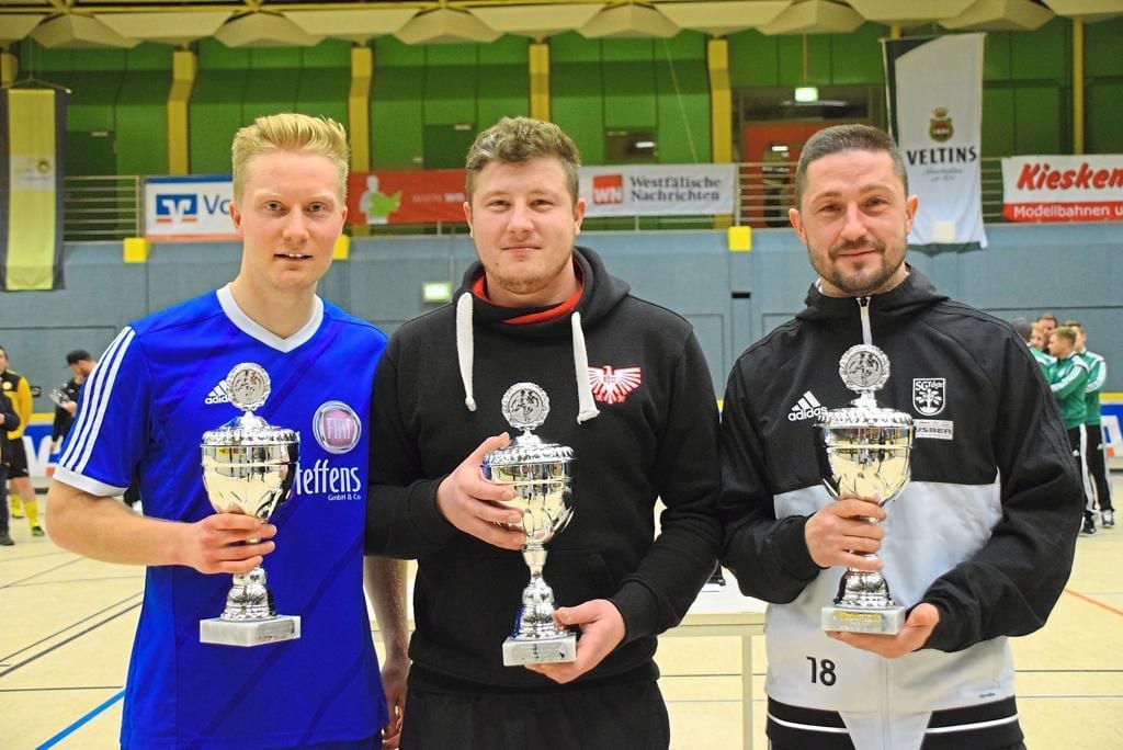 WN-Pokale für Daniel Frank, Josef Maffenbeier und Laurence Wacker