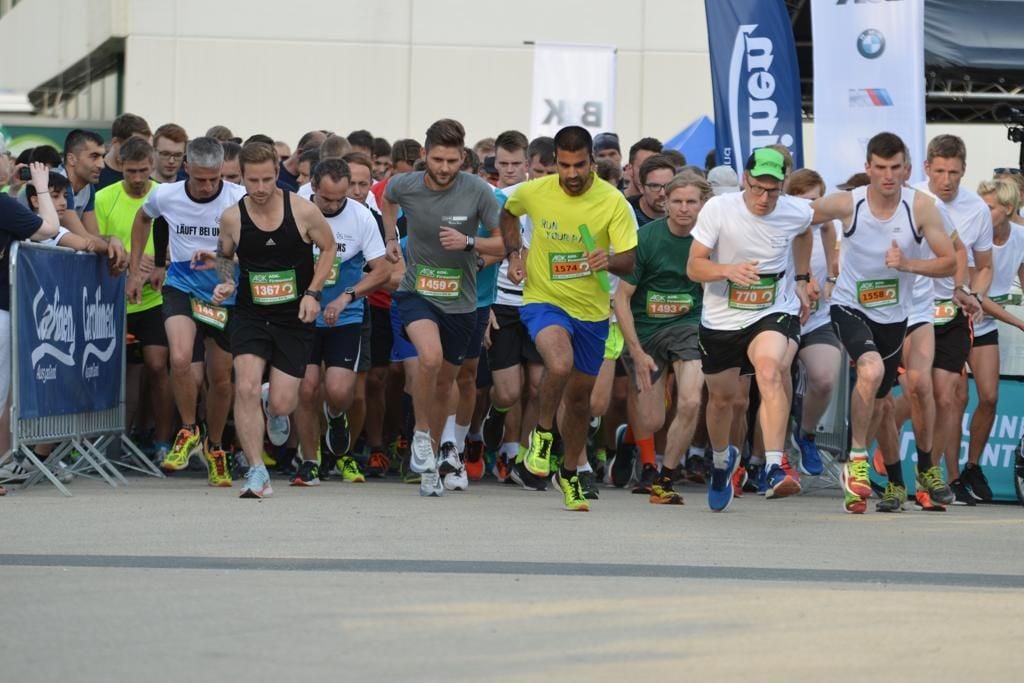 1600 Starter trotz großer Hitze