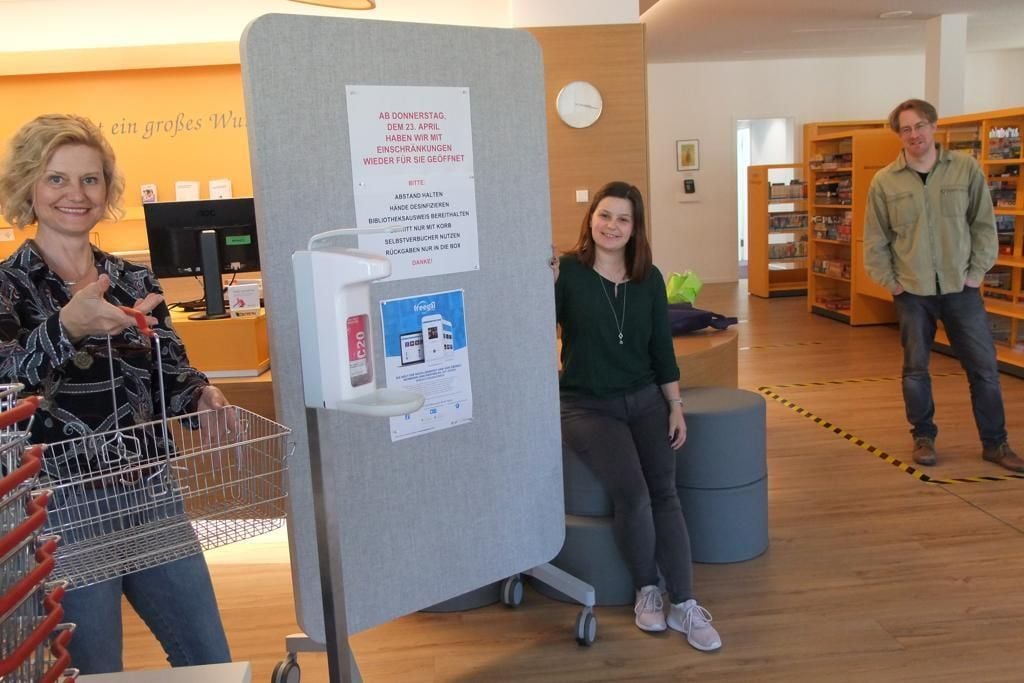 Bibliothek öffnet wieder ab Donnerstag