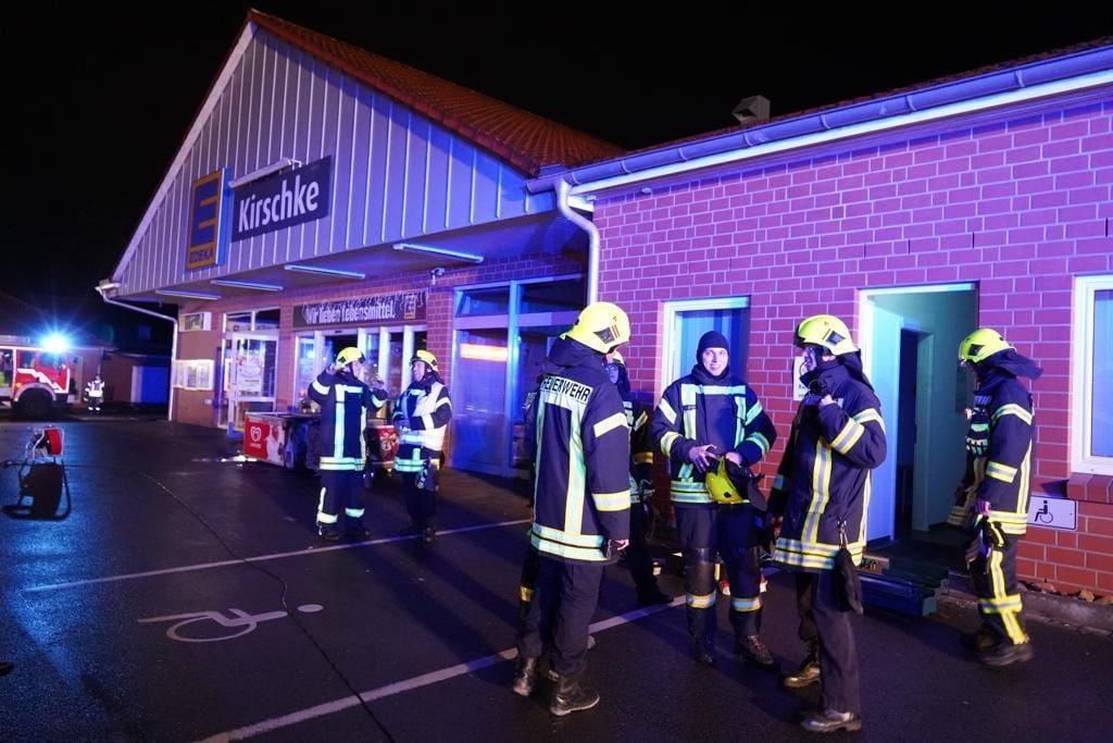 Brand in Edeka-Markt