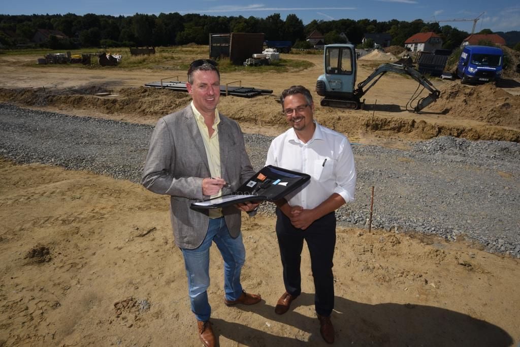 Im September beginnt der Hausbau