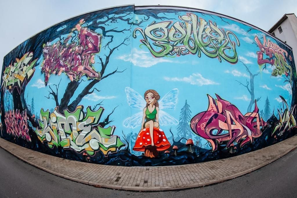 Paderborns größtes Graffiti begeistert