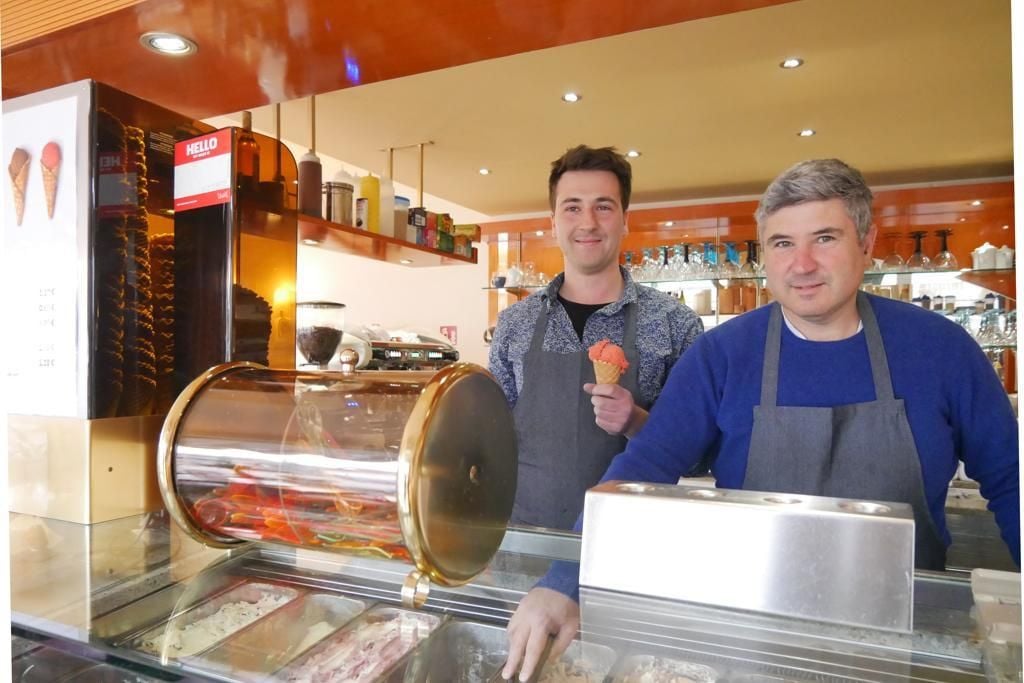 Eismacher aus den Dolomiten