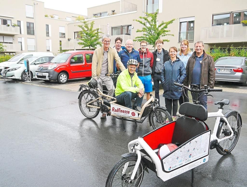 Probefahrten mit E-Autos und E-Bikes
