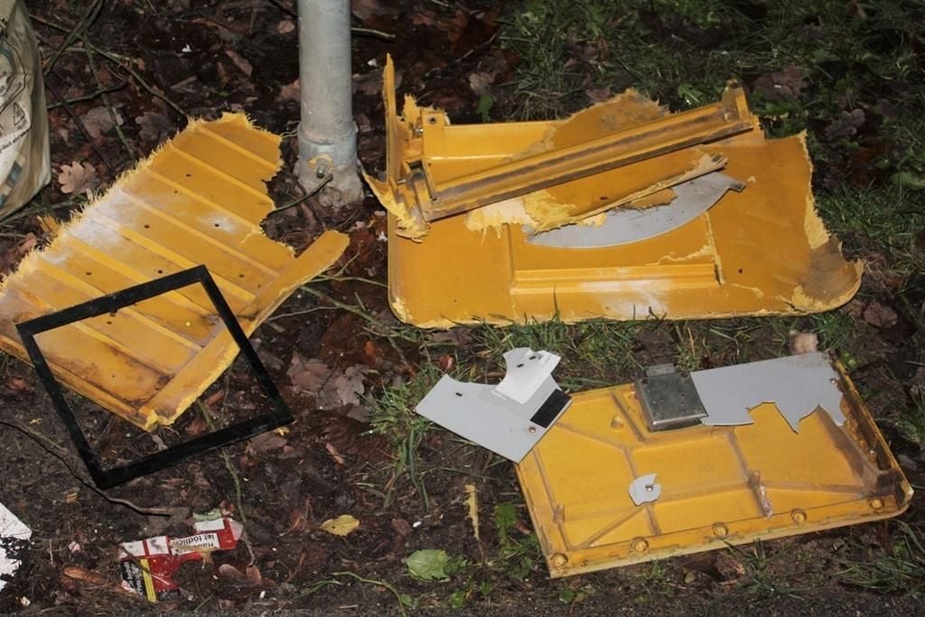 Postkasten gesprengt