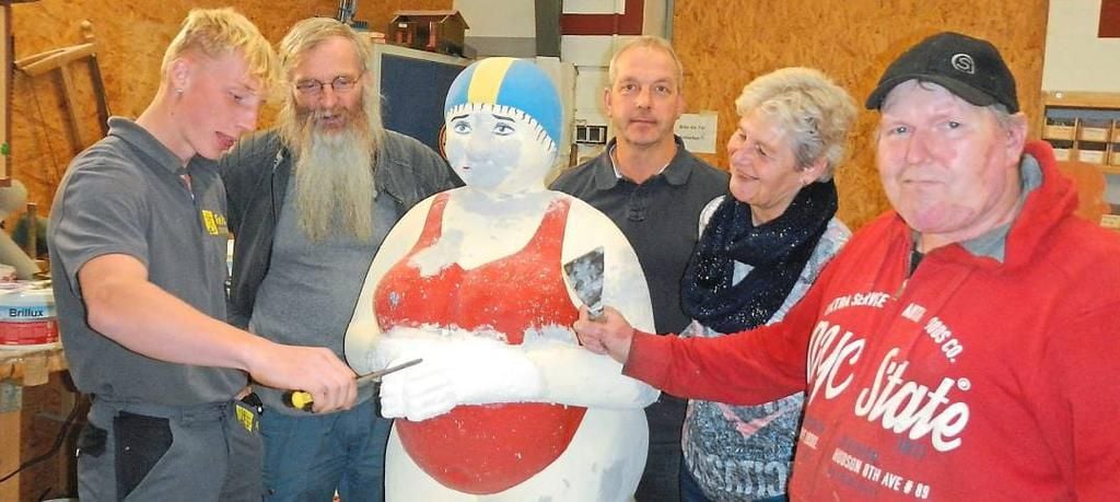 „Die Badende“ und ihr neuer Freund