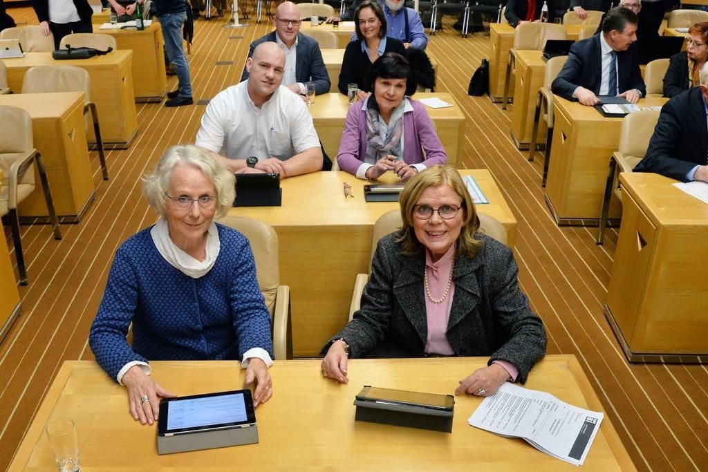 Erster Arbeitstag im Stadtparlament