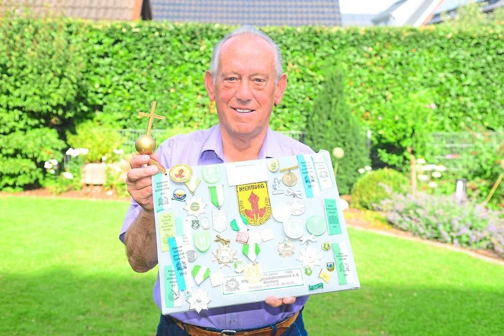 Wilhelm Mensing ist ein Nienborger Schützen-Urgestein