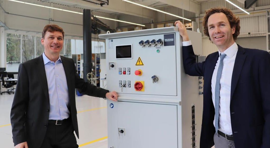 Firma Hazemag weiht Produktionshalle ein