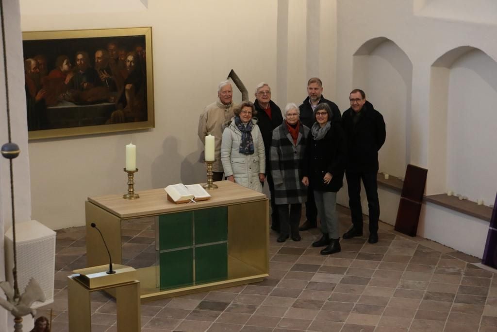 Neuer Altar ist endlich da