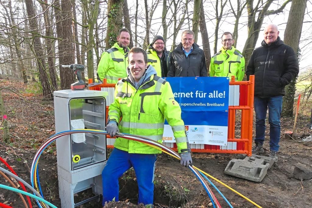 Glasfaserausbau: „Liegen im Zeitplan“