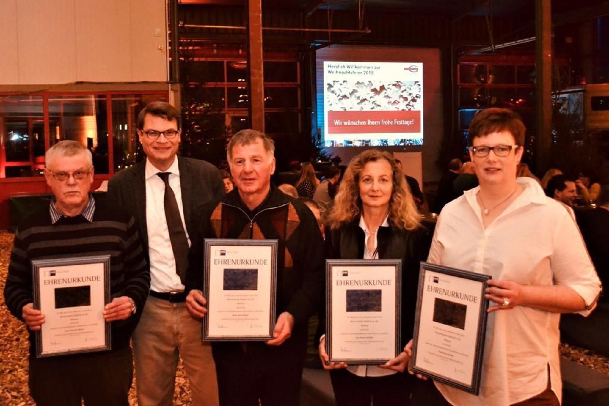 Mitarbeiter ausgezeichnet