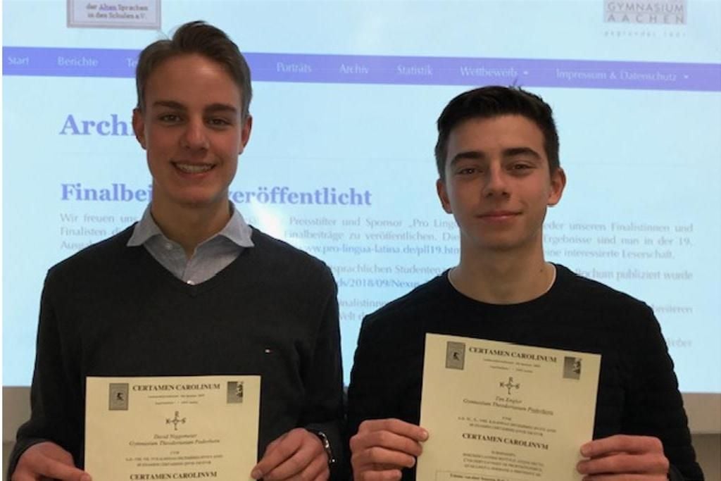 Theo-Schüler sind fit in alten Sprachen