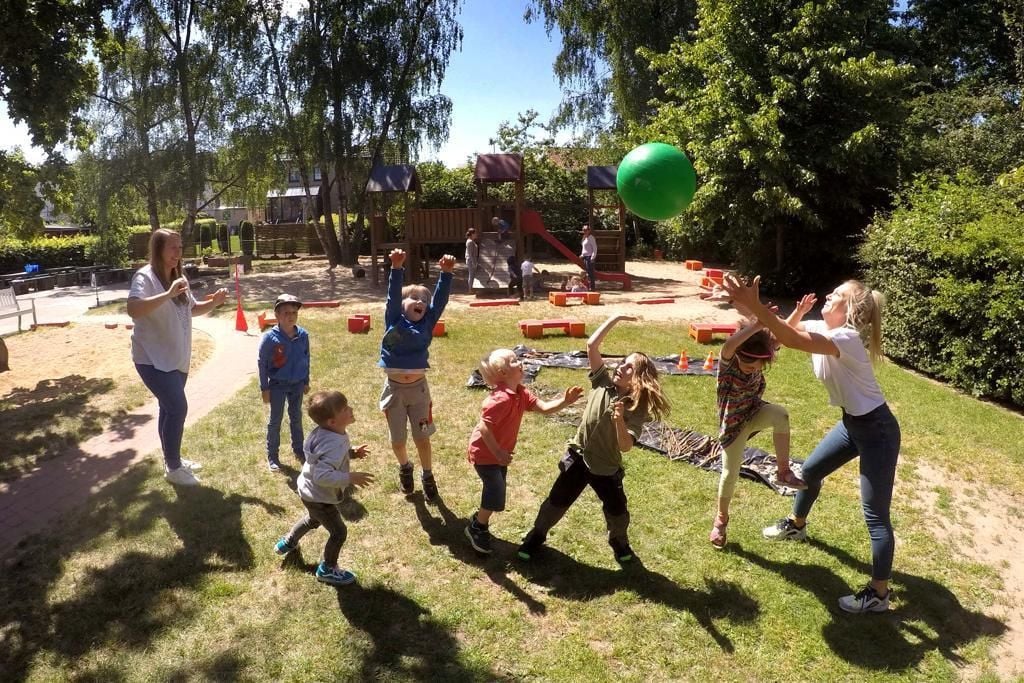 Erst Hände waschen, dann toben!