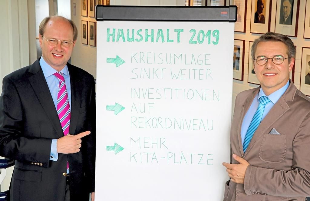 Kreis will seine Umlage für 2019 erneut senken