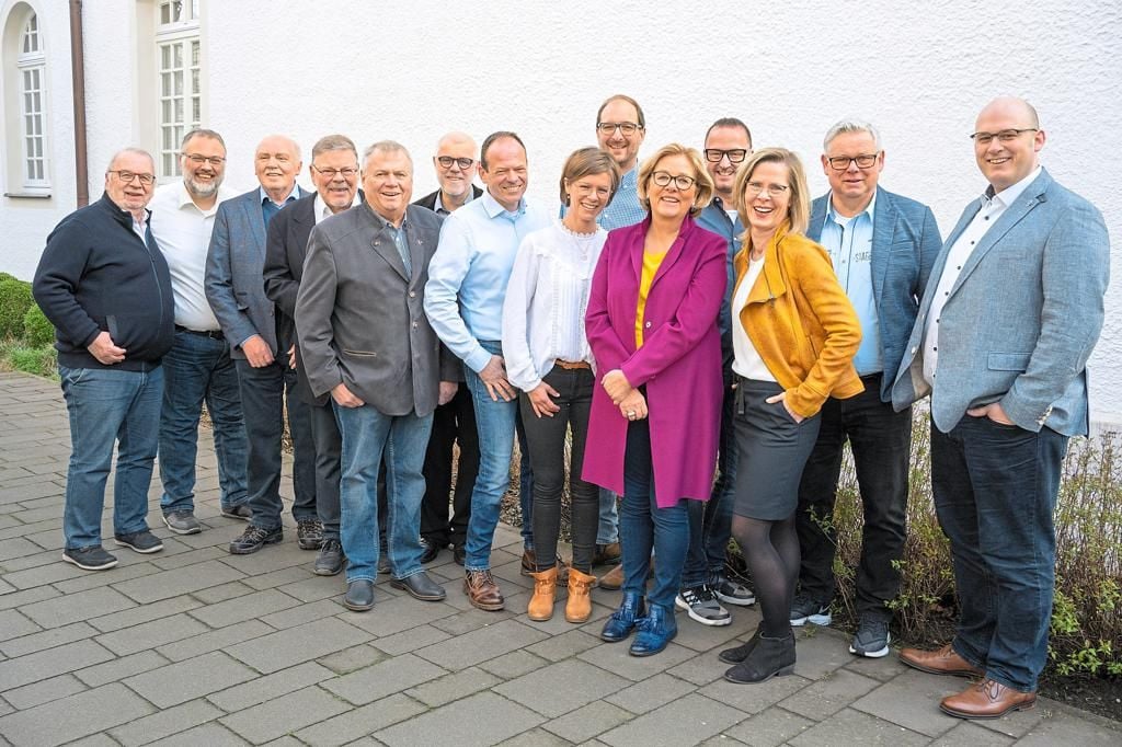 Bunter Kandidaten-Strauß