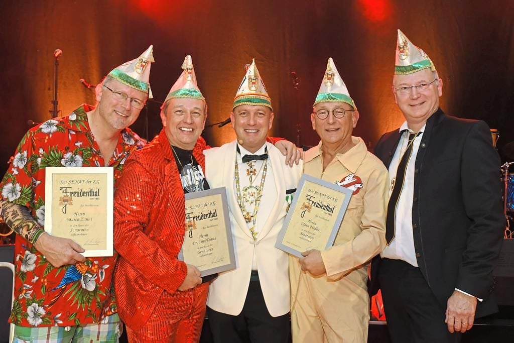 Neue Senatoren im Freudenthal gelandet