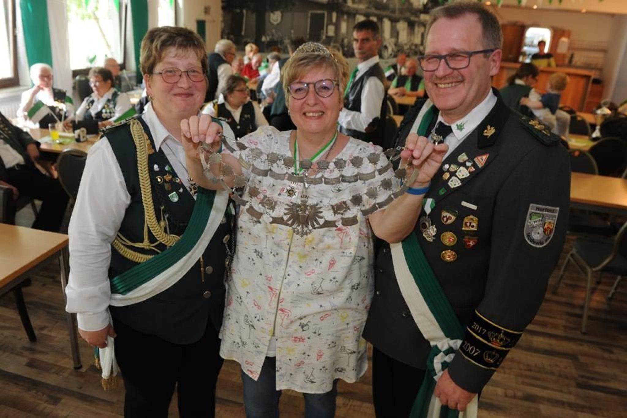 Radewiger Schützen werden erneut von einer Frau regiert