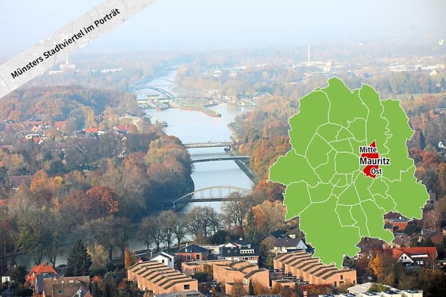 In Mauritz finden sich einige der begehrtesten Wohnlagen der Stadt