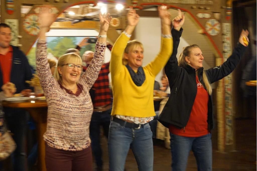 Schunkeln geht auch im Stehen