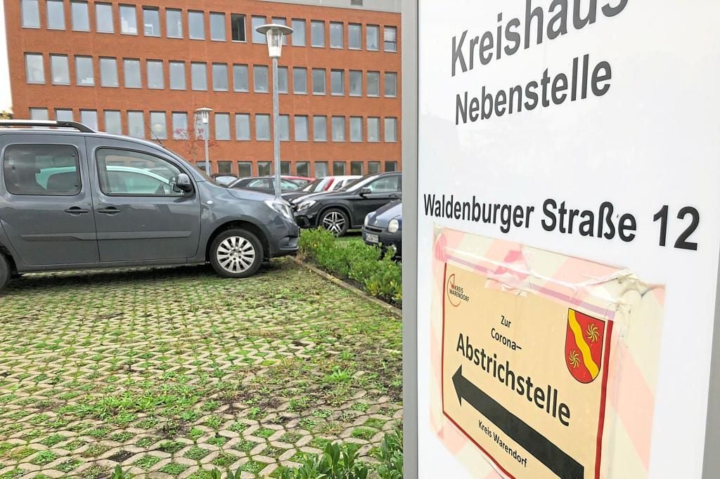 Der Abstrich ist eine Sache von Sekunden