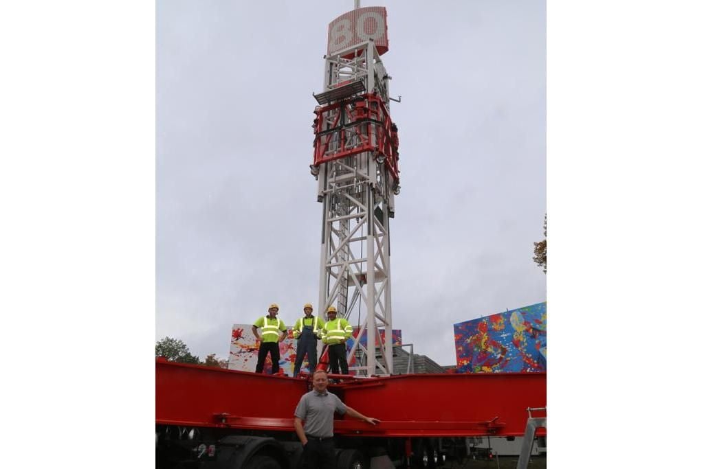 Nervenkitzel in 80 Metern Höhe