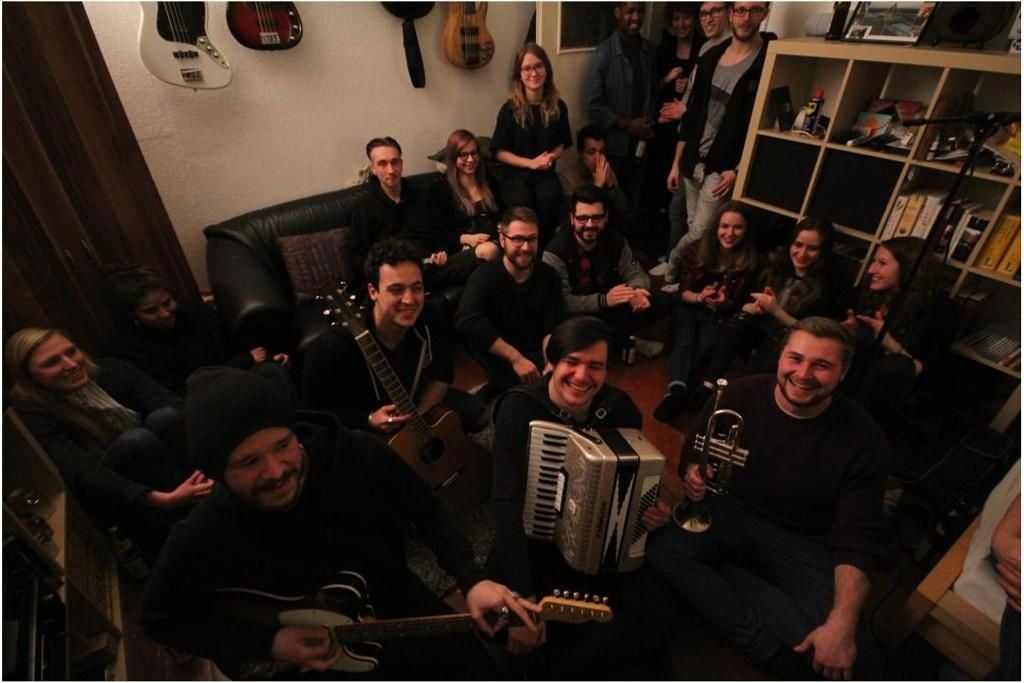 Auftritt in der Studentenbude