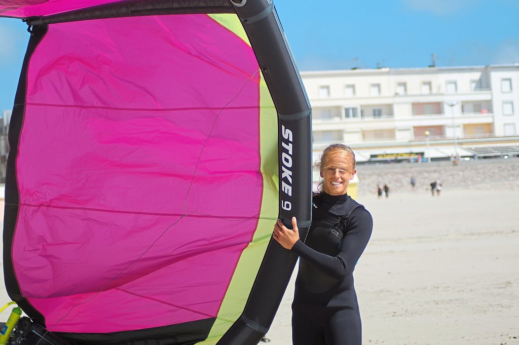 Die mit dem Wind tanzt: Luisa Bodem ist auch Kitesurferin aus Leidenschaft