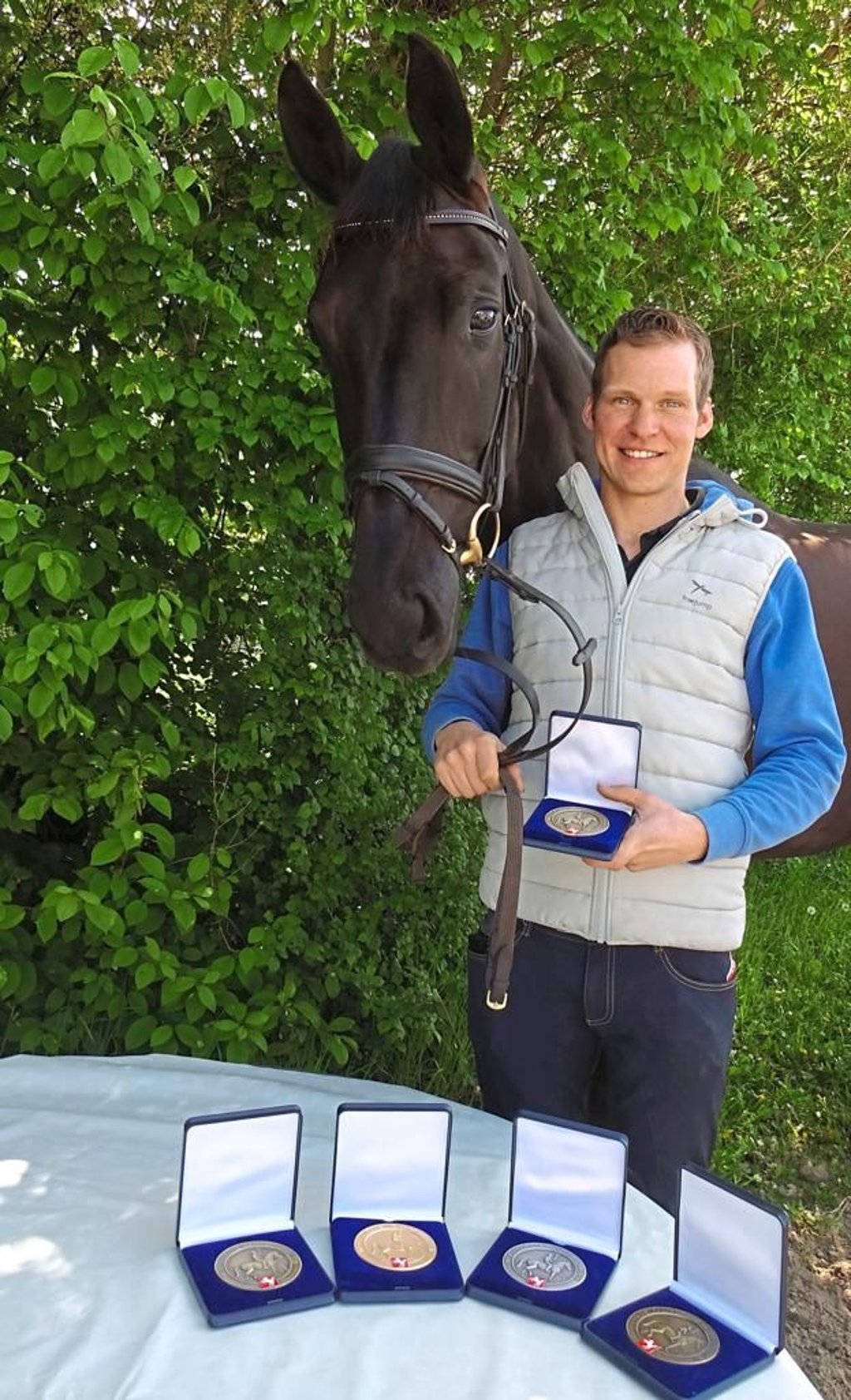 Fünfter Start, fünfte Medaille