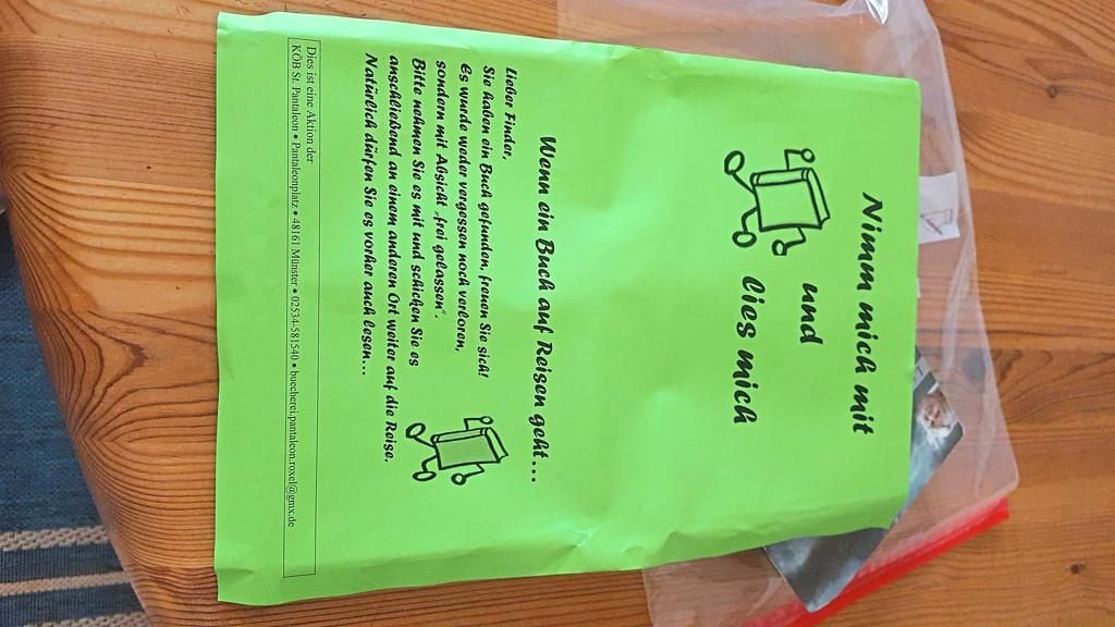 „Nimm mich mit und lies mich!“